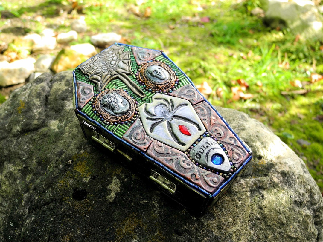 Polymer Clay Coffin Box - Etsy