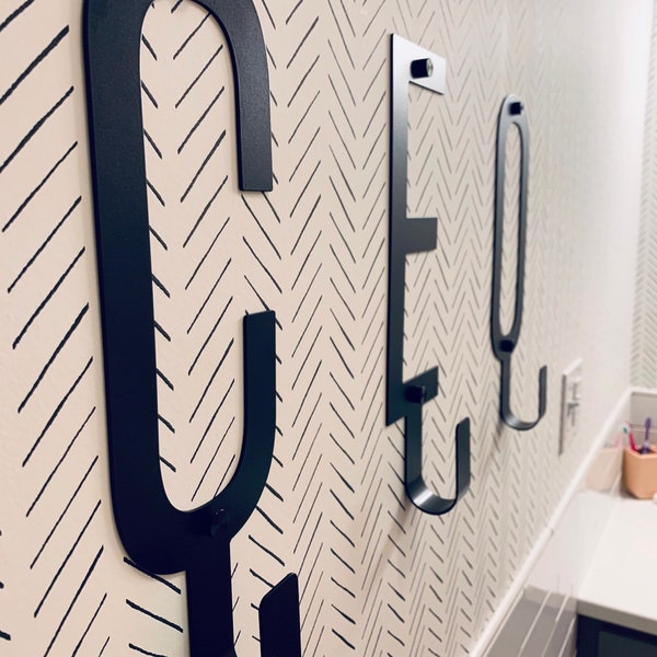 Letter Hooks - Etsy
