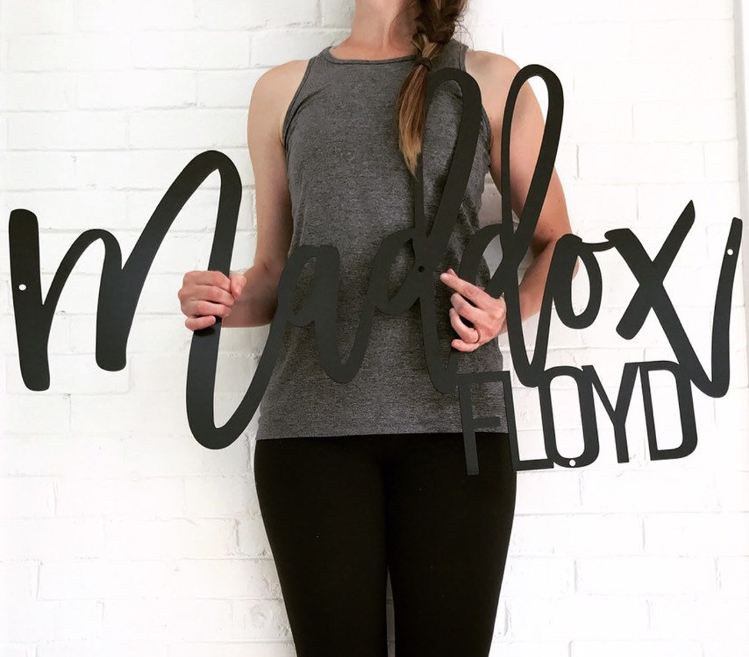 First and Middle Name Sign Nursery Name Sign Baby Name Sign Kids Name ...