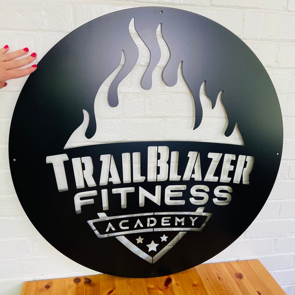 Metal Logo Sign - Etsy