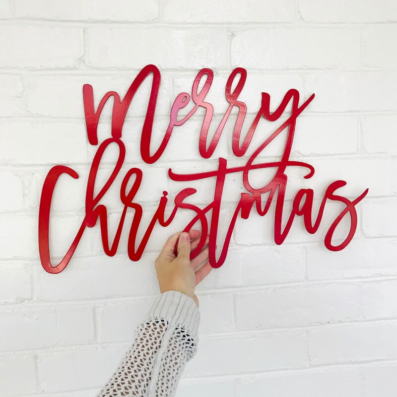 Large Christmas Signs - Etsy