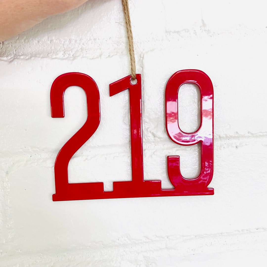219 Area Code Ornament | Northwest Indiana Ornament - Etsy