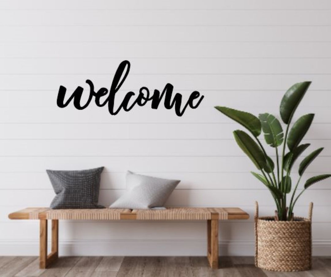 Metal Welcome Sign - Etsy