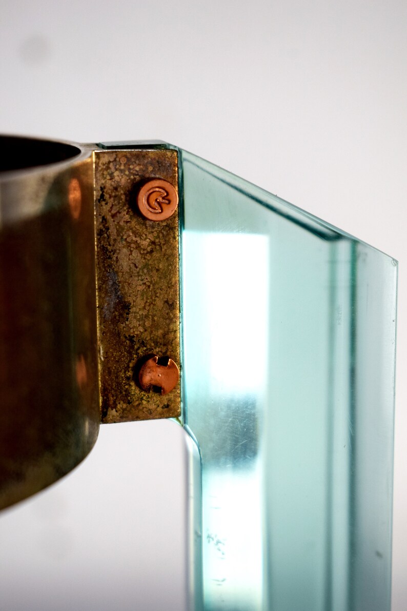 Colored Plexy Bottle Holder and Silver Metal, Italian Production, 60s ...