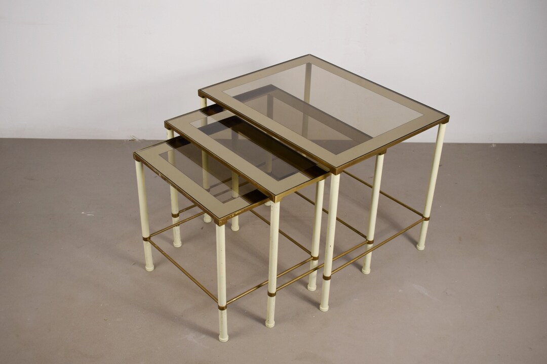 Tri Stackable Tables, Italy, 1960s. - Etsy