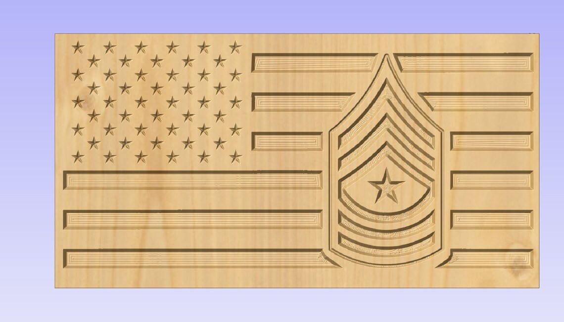 SGM Flag Template SVG and DXF - Etsy