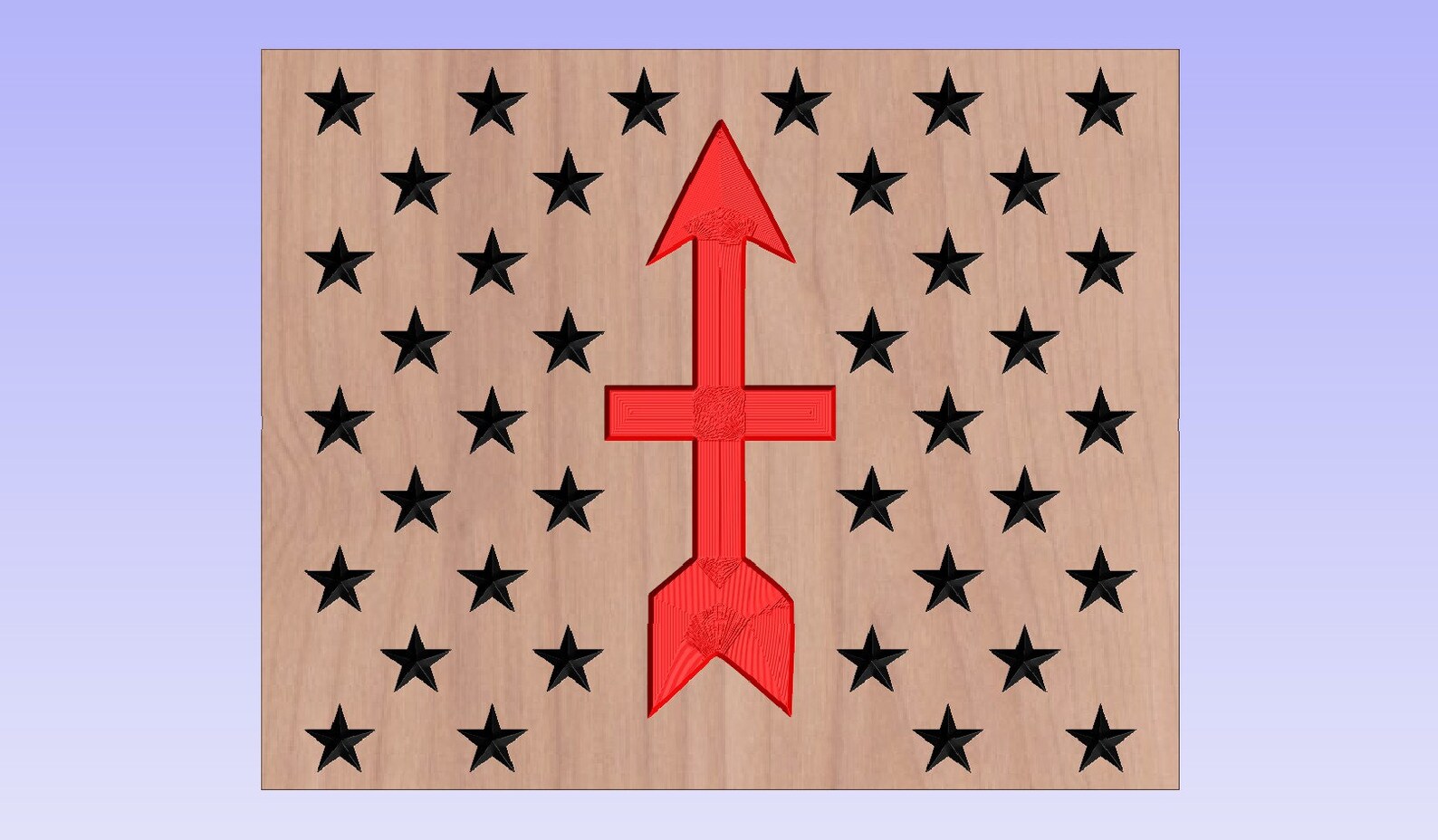 32nd Infantry Red Arrow Division Union SVG and DXF File - Etsy