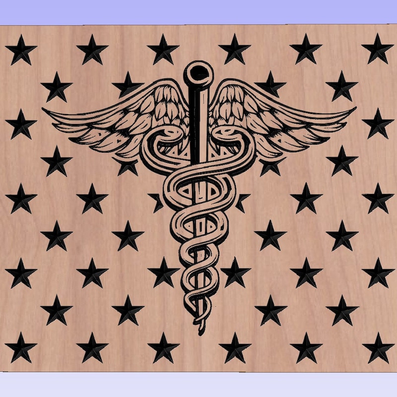 Us Army Medical Corps Insignia Svg - Etsy