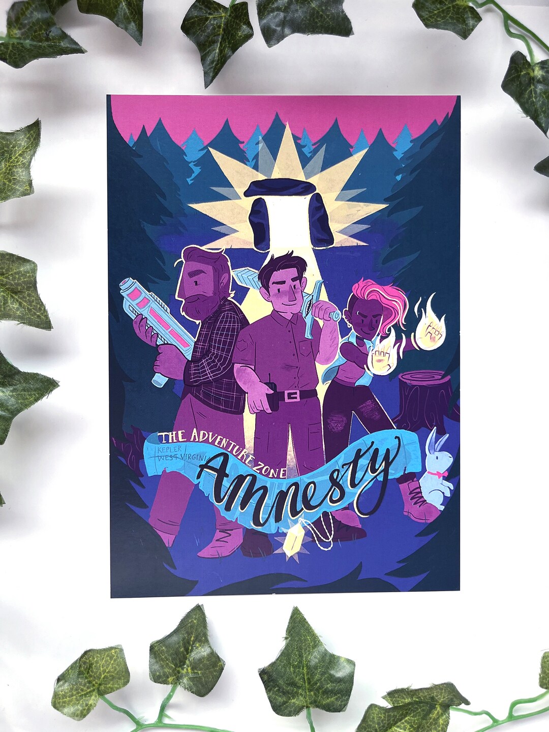 The Adventure Zone – Amnesty | TAZ Fan Art Print | Cute D&D Fantasy ...