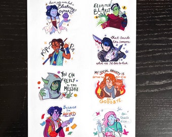 Mighty Nein Critical Role Art Print - Etsy
