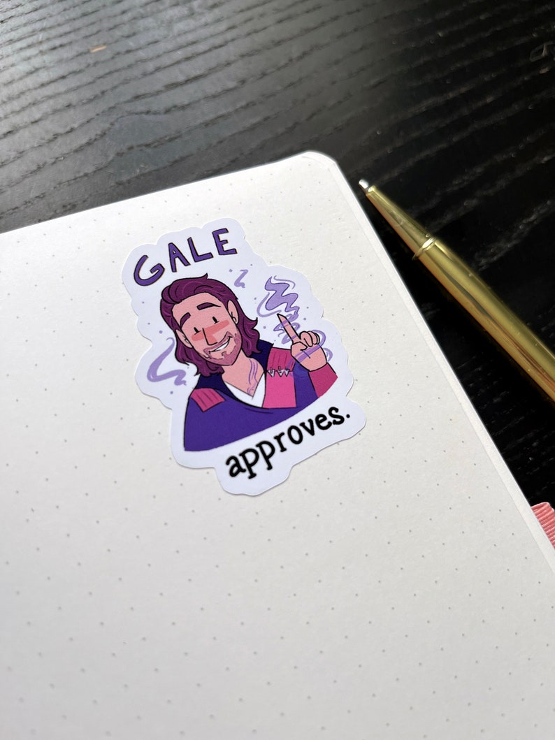 Baldurs Gate 3 Vinyl Sticker Sheet Astarion Shadowheart Laezel Wyll ...