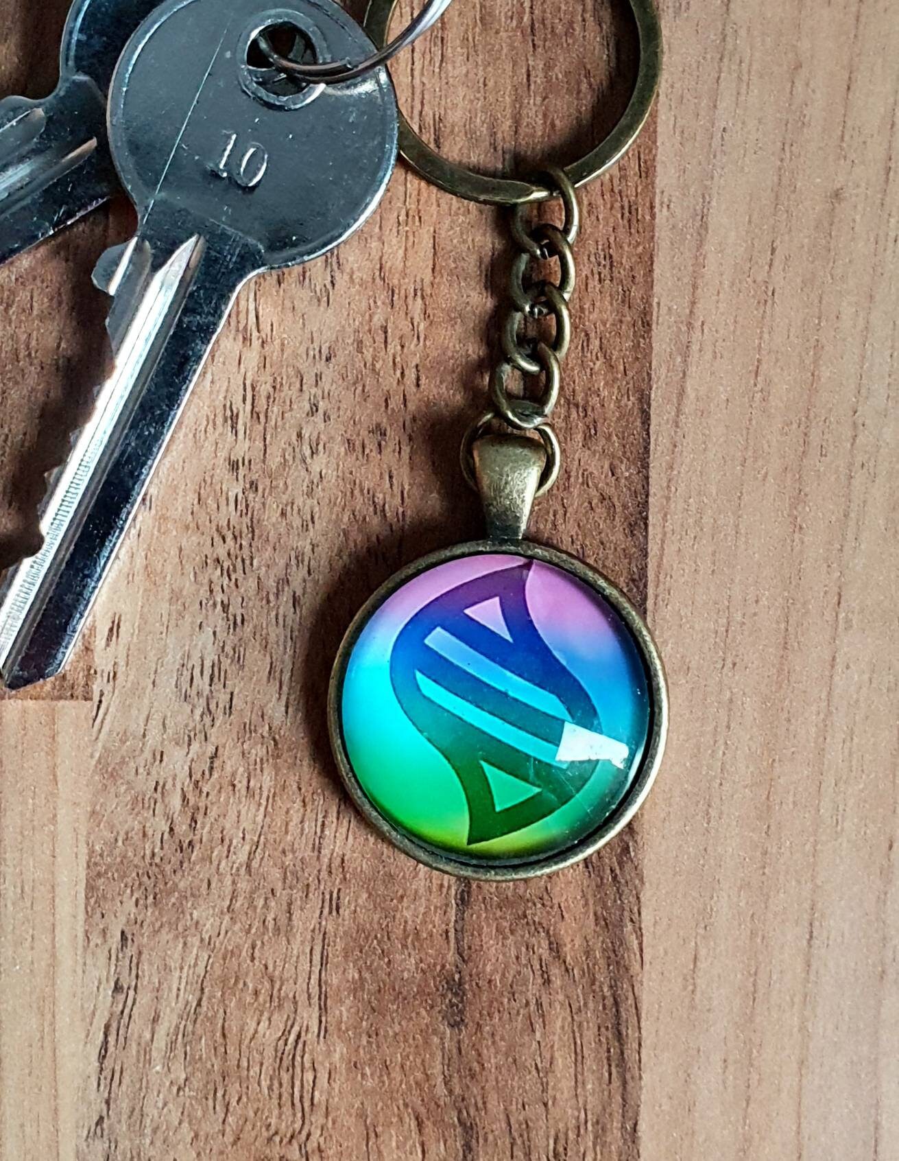 Handmade Pokemon Mega Stone Bronze Style Pendant Necklace - Etsy UK