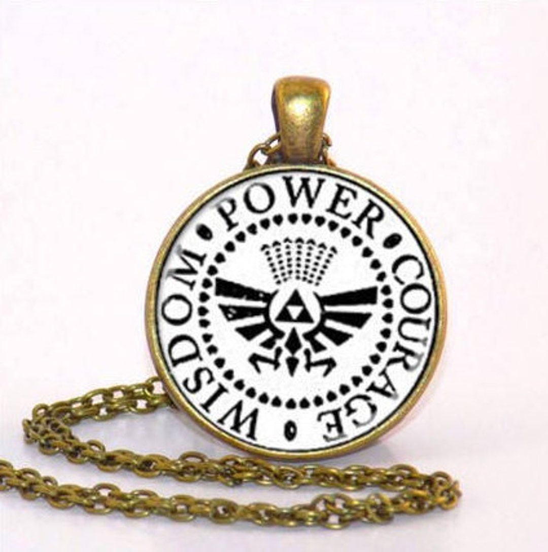 The Legend of Zelda Crest Bronze Style Pendant Necklace or Keyring - Etsy