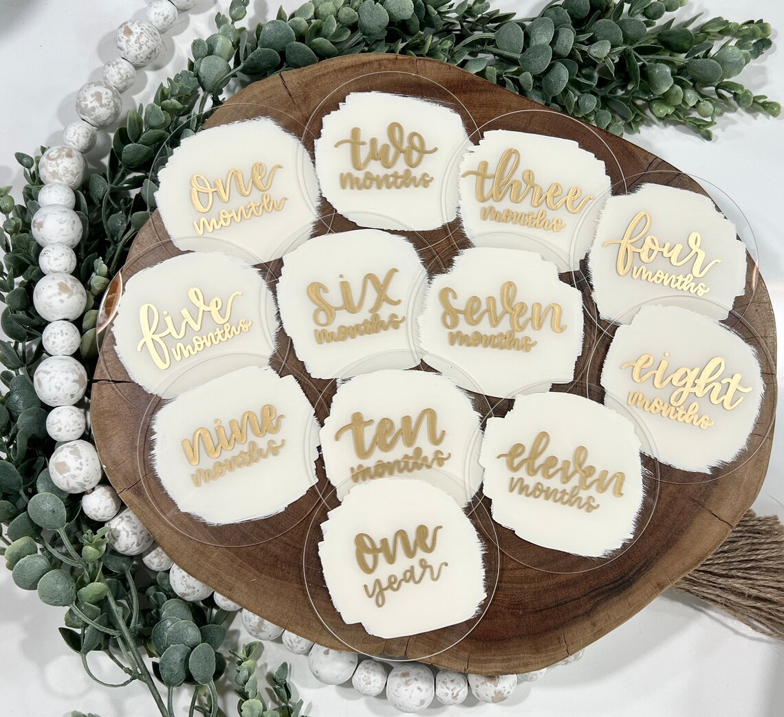 Baby Milestones Milestones Baby Photo Props Custom - Etsy