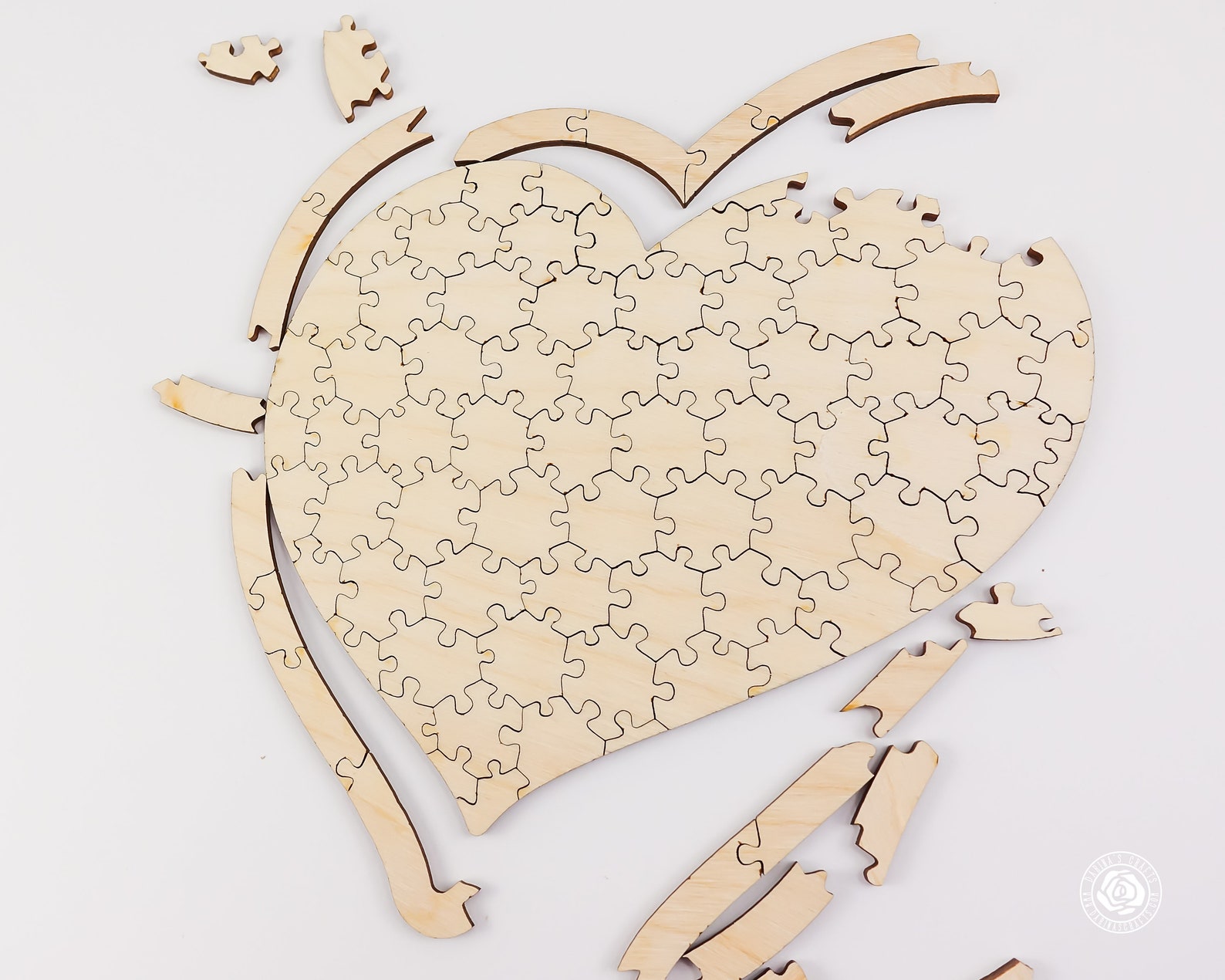 Pride Heart Jigsaw Puzzle, Pride Flag Wooden Puzzle, LGBT Wood Puzzle ...