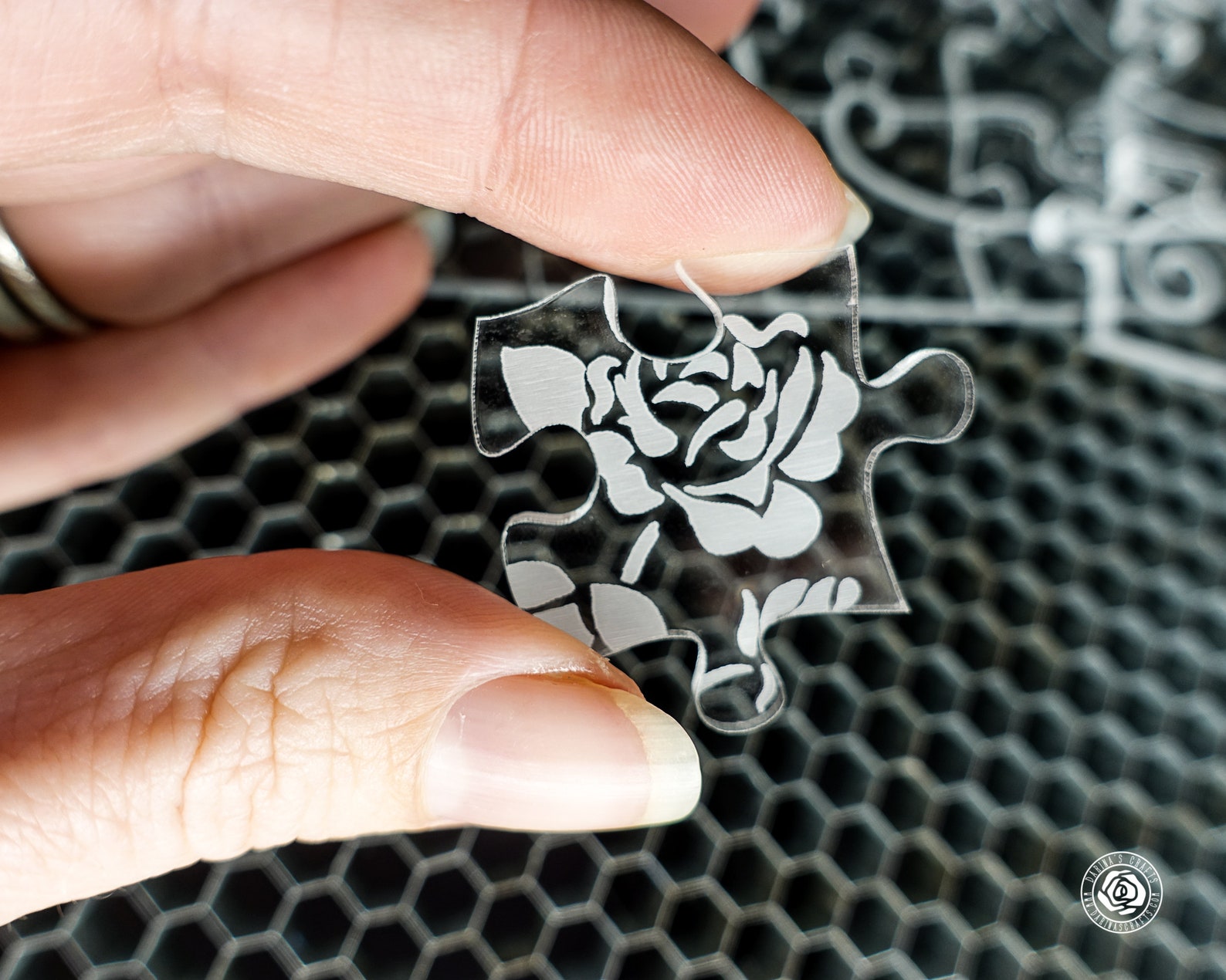 Personalized Clear Jigsaw Puzzles Custom Acrylic Puzzle for - Etsy