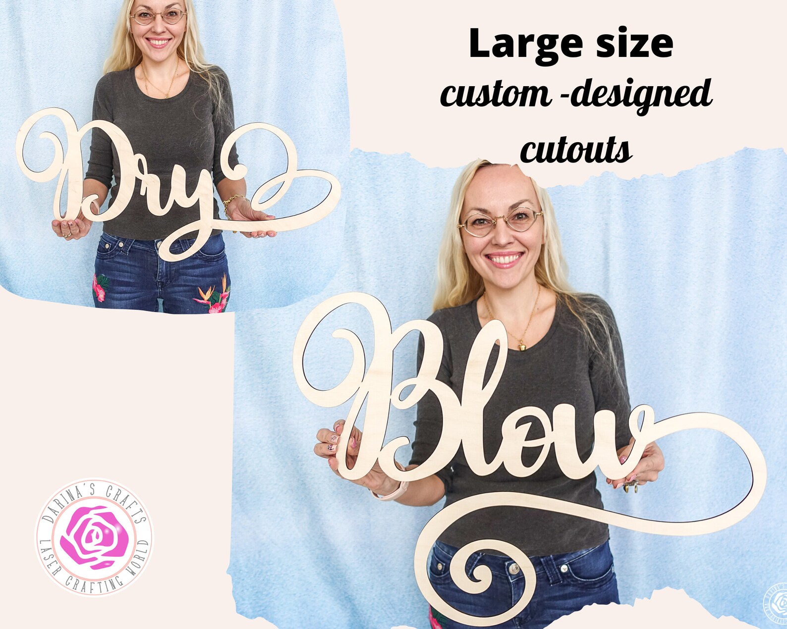 Custom Wood Word Sign Personalized Wood Word Cutout Wooden | Etsy