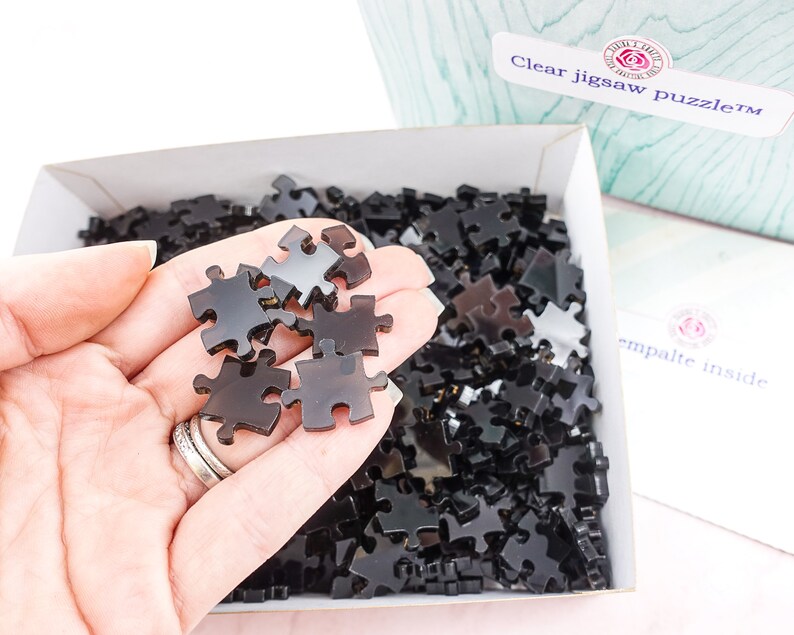 Impossible Clear Jigsaw Puzzles Custom Acrylic Puzzle for | Etsy