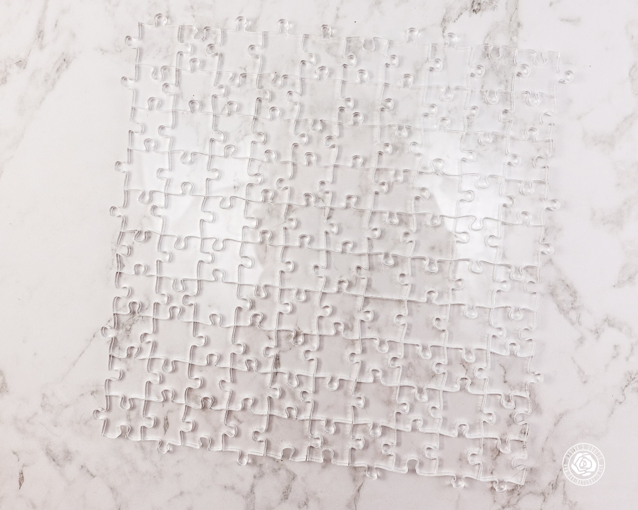 NO Edge Impossible Clear Puzzle, Impossible Acrylic Jigsaw Puzzles for ...