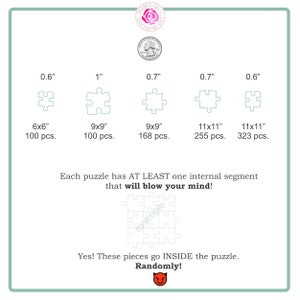 NO Edge Impossible Clear Puzzle, Impossible Acrylic Jigsaw Puzzles for ...