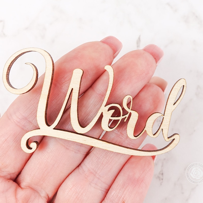 Wood Word Cutouts - Etsy