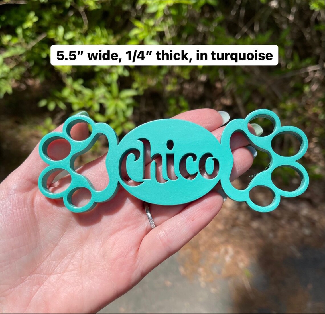 Personalized Dog Name Sign Wood Dog Name Plate Dog Name | Etsy