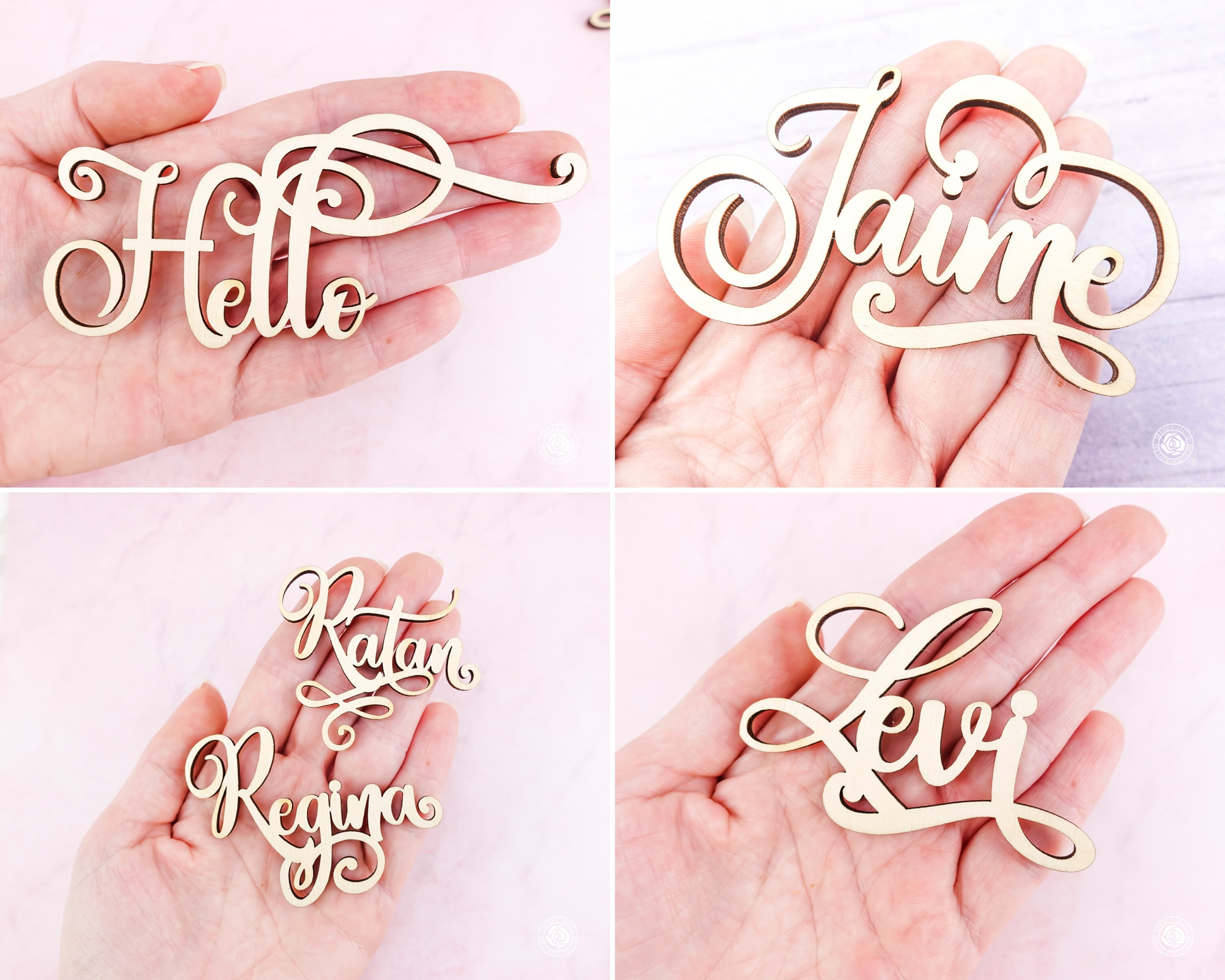 Custom Wood Word Sign Small Personalized Wood Word Cutout - Etsy