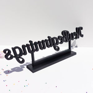 New Beginnings Display Sign, Custom Mantel Sign, Shelf Sitter, Tabletop ...