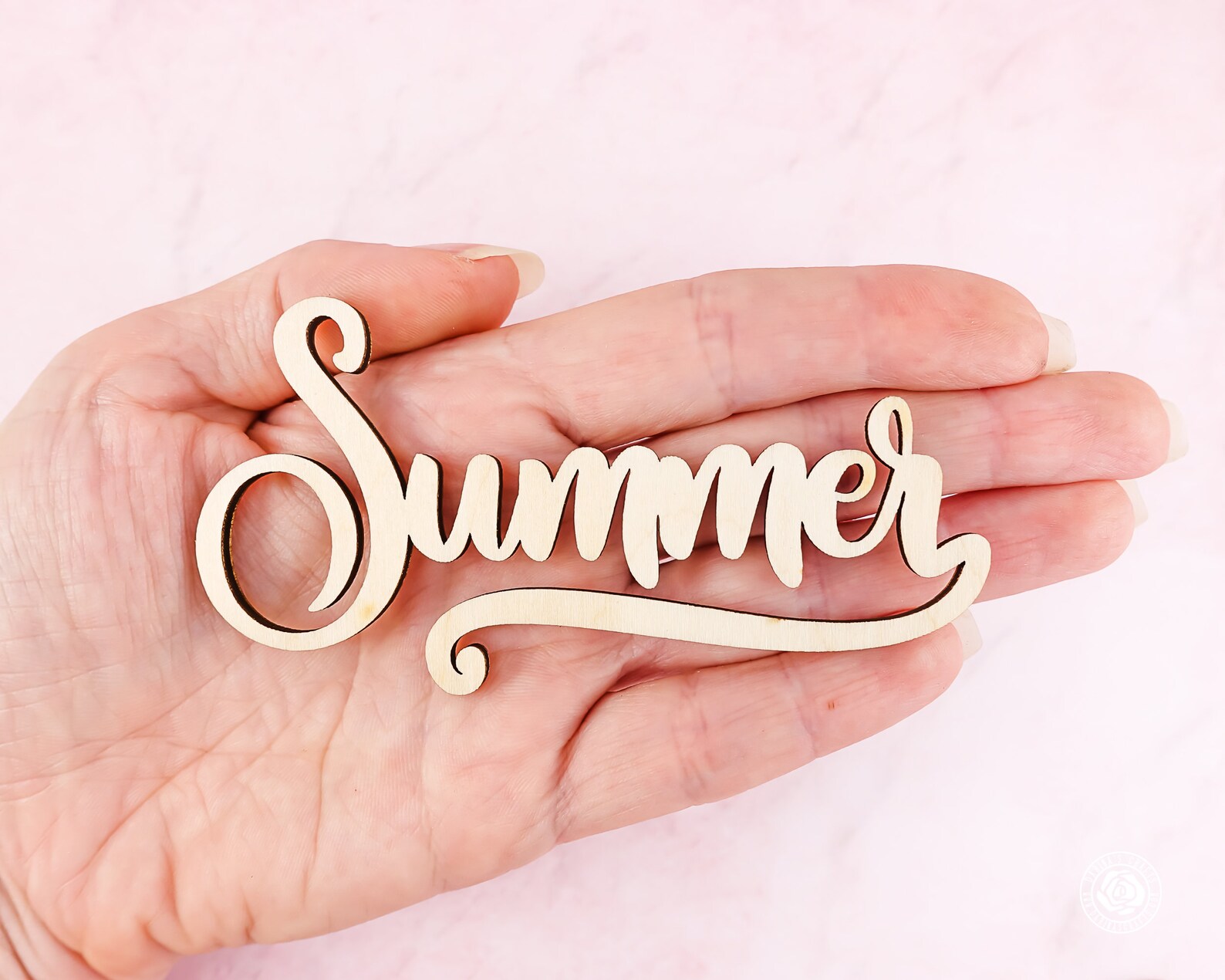 Summer Wood Word Cutout, Laser Cut Summer Decorations, Summer Sign ...