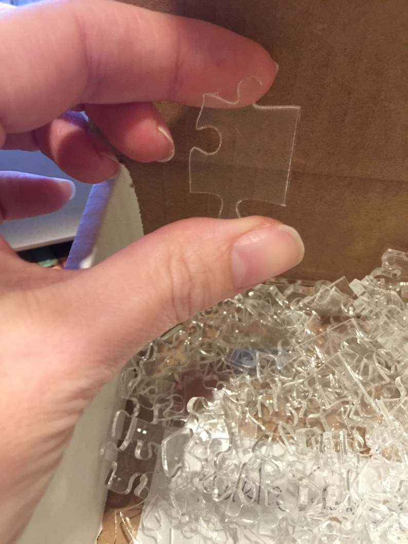 Clear Jigsaw Puzzles Impossible Acrylic Puzzle for Adults - Etsy