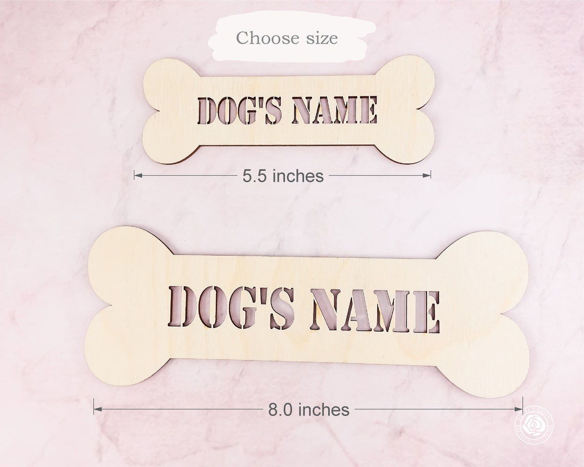 Personalized Dog Name Sign Wood Dog Name Plate Dog Name | Etsy