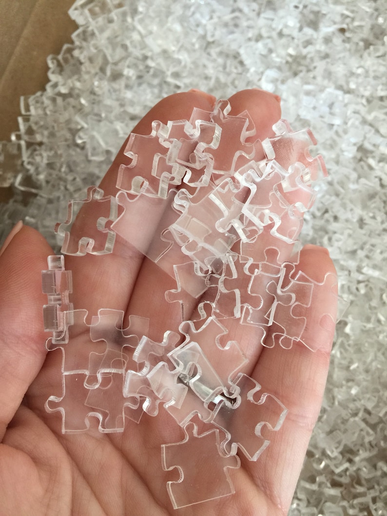 1000 Impossible Clear Jigsaw Puzzles 1000 Piece Custom | Etsy