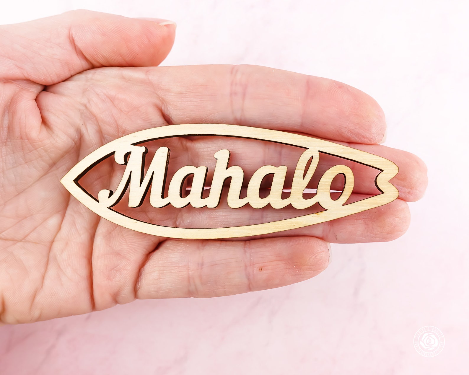 Aloha Surfboard Wood Cutout Mahalo Surfboard Wood Cutouts - Etsy