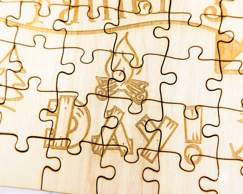 Personalized Wood Jigsaw Puzzles Custom Wooden Puzzle for - Etsy