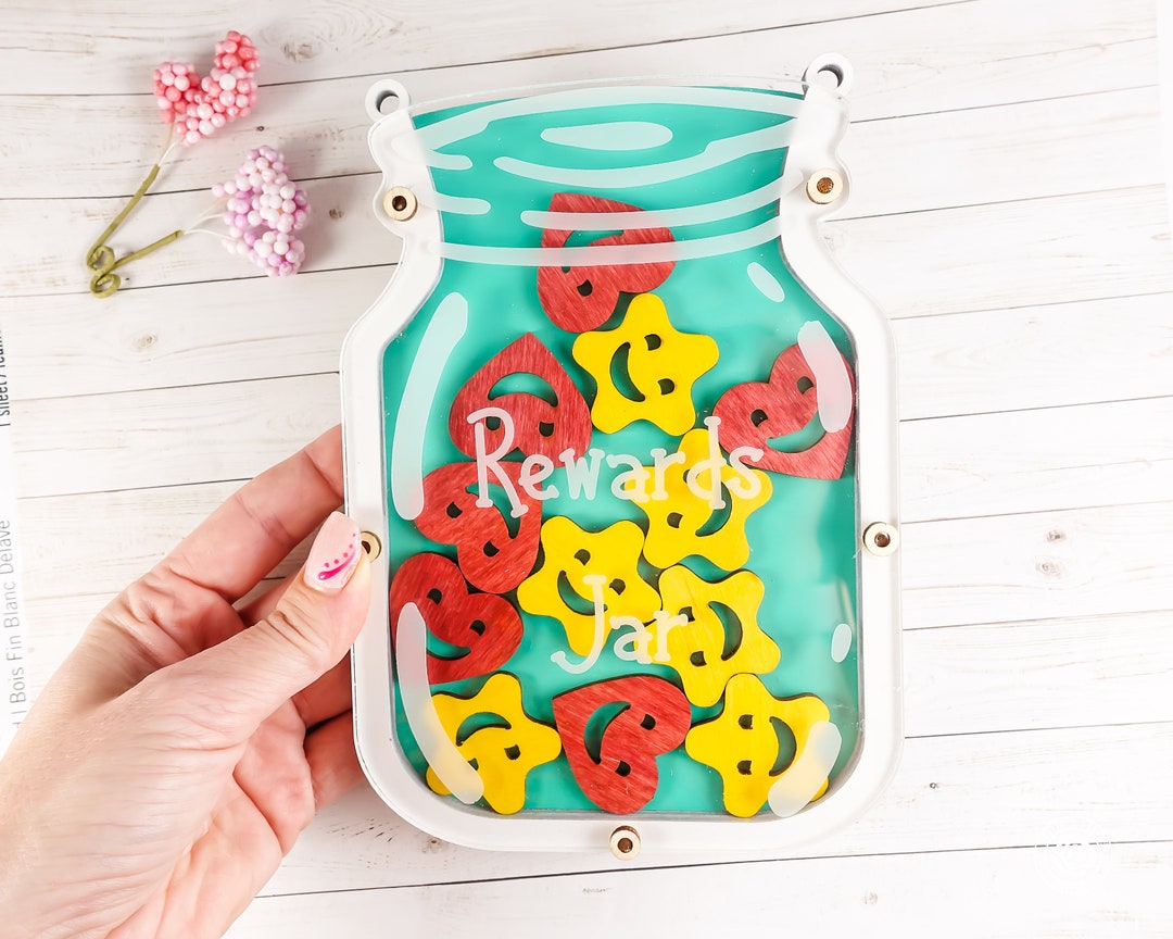 Personalized Rewards Jar, Custom Toilet Training Jar, Toddler Potty ...