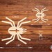 Spider Wood Cutout Spider Halloween Decor - Etsy
