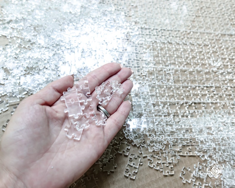 1000 Impossible Clear Jigsaw Puzzles 1000 Piece Custom | Etsy
