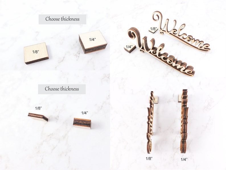 Custom Wood Word Sign, Small Personalized Wood Word Cutout, Wooden Name ...
