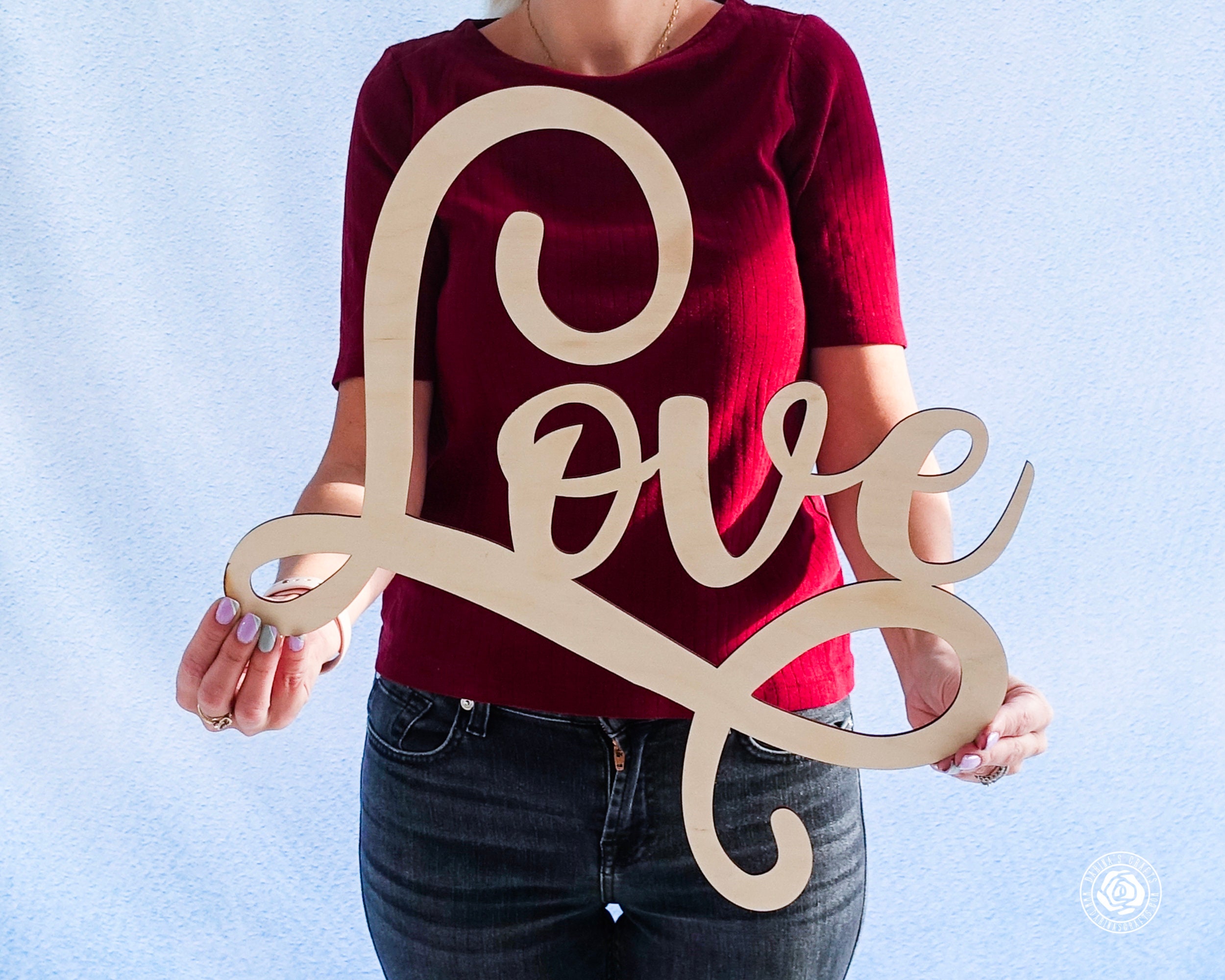 Wood Love Sign, Love Wood Word Cutout, Love Wedding Decor - Etsy