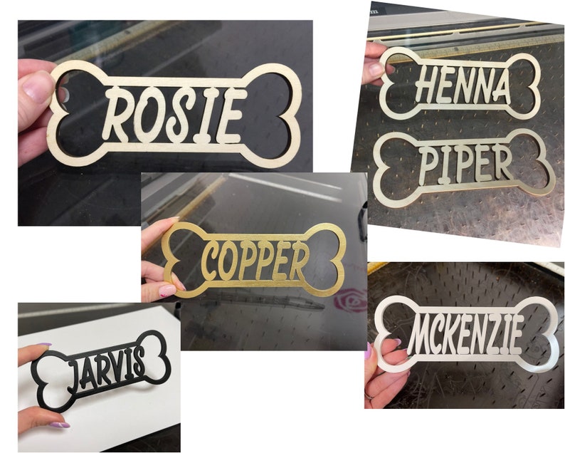 Personalized Dog Name Sign Wood Dog Name Plate Dog Name - Etsy