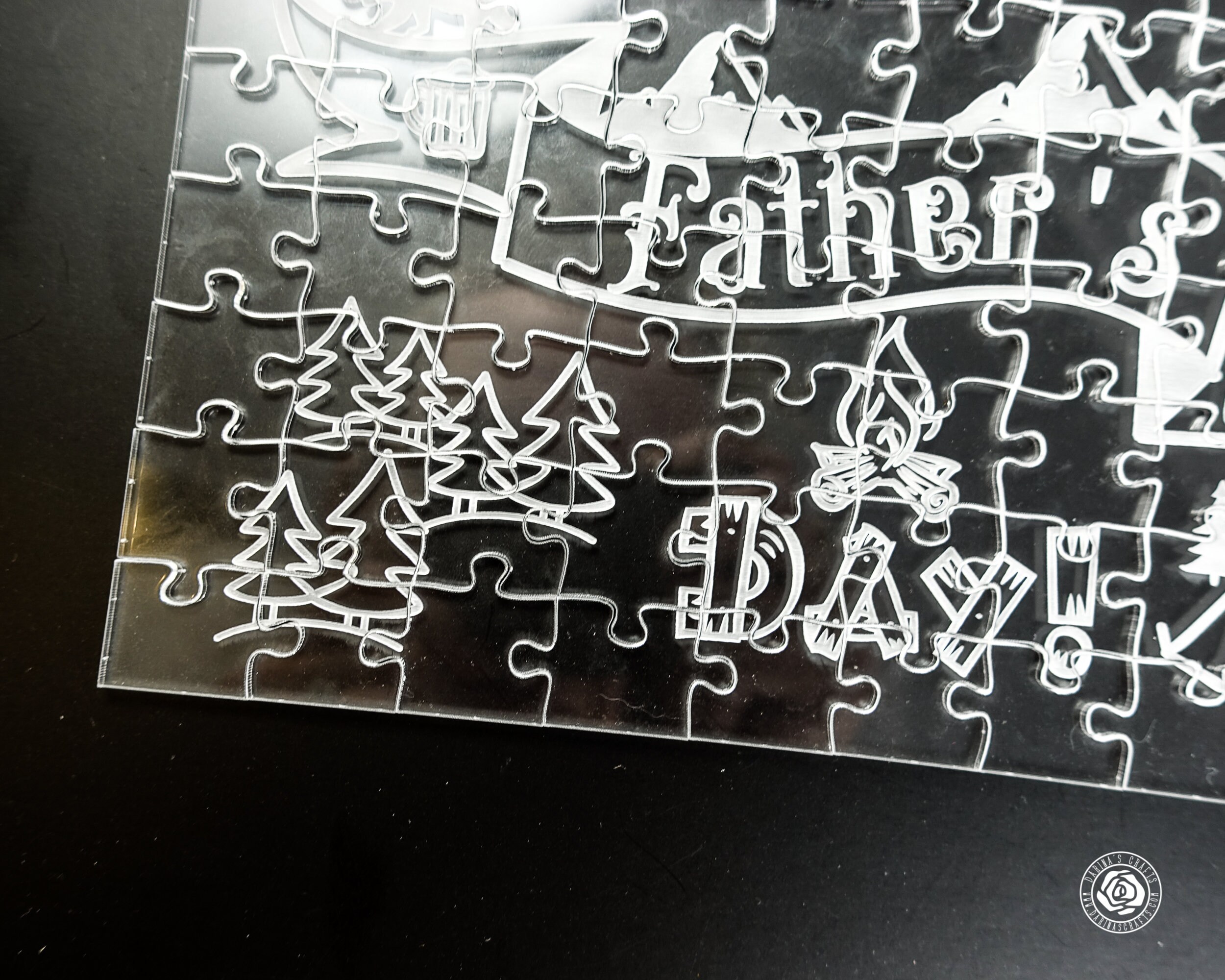 Personalized Clear Jigsaw Puzzles Custom Acrylic Puzzle for | Etsy