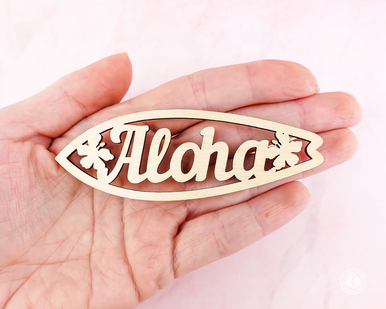 Aloha Surfboard Wood Cutout Mahalo Surfboard Wood Cutouts | Etsy