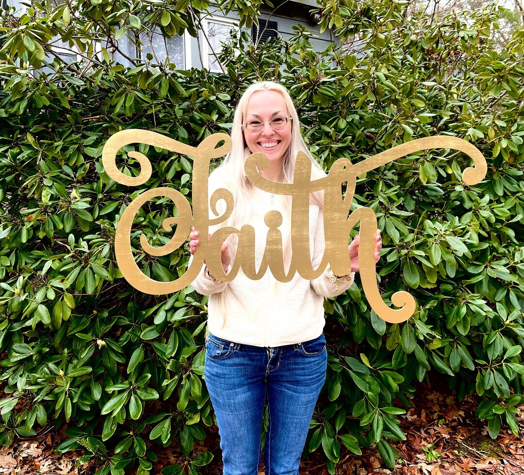 XL Custom Wood Word Sign, Personalized Wood Word Cutout, Wooden Name ...