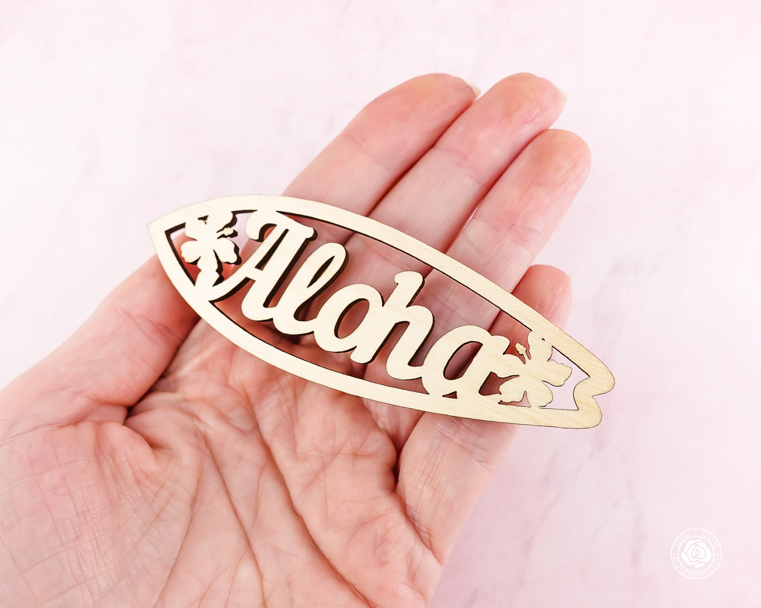 Aloha Surfboard Wood Cutout Mahalo surfboard wood cutouts | Etsy