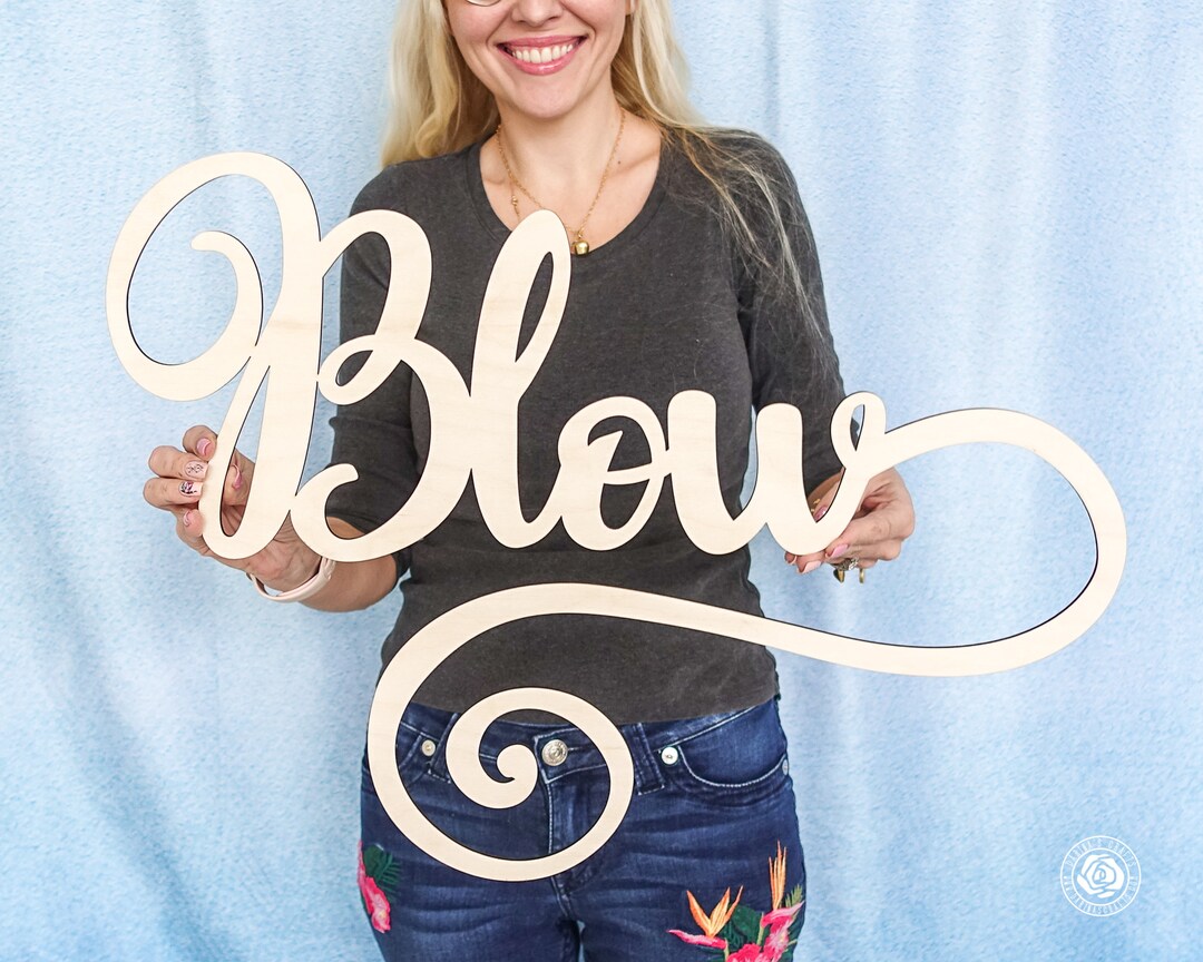 Custom Wood Word Sign, Personalized Wood Word Cutout, Wooden Name ...