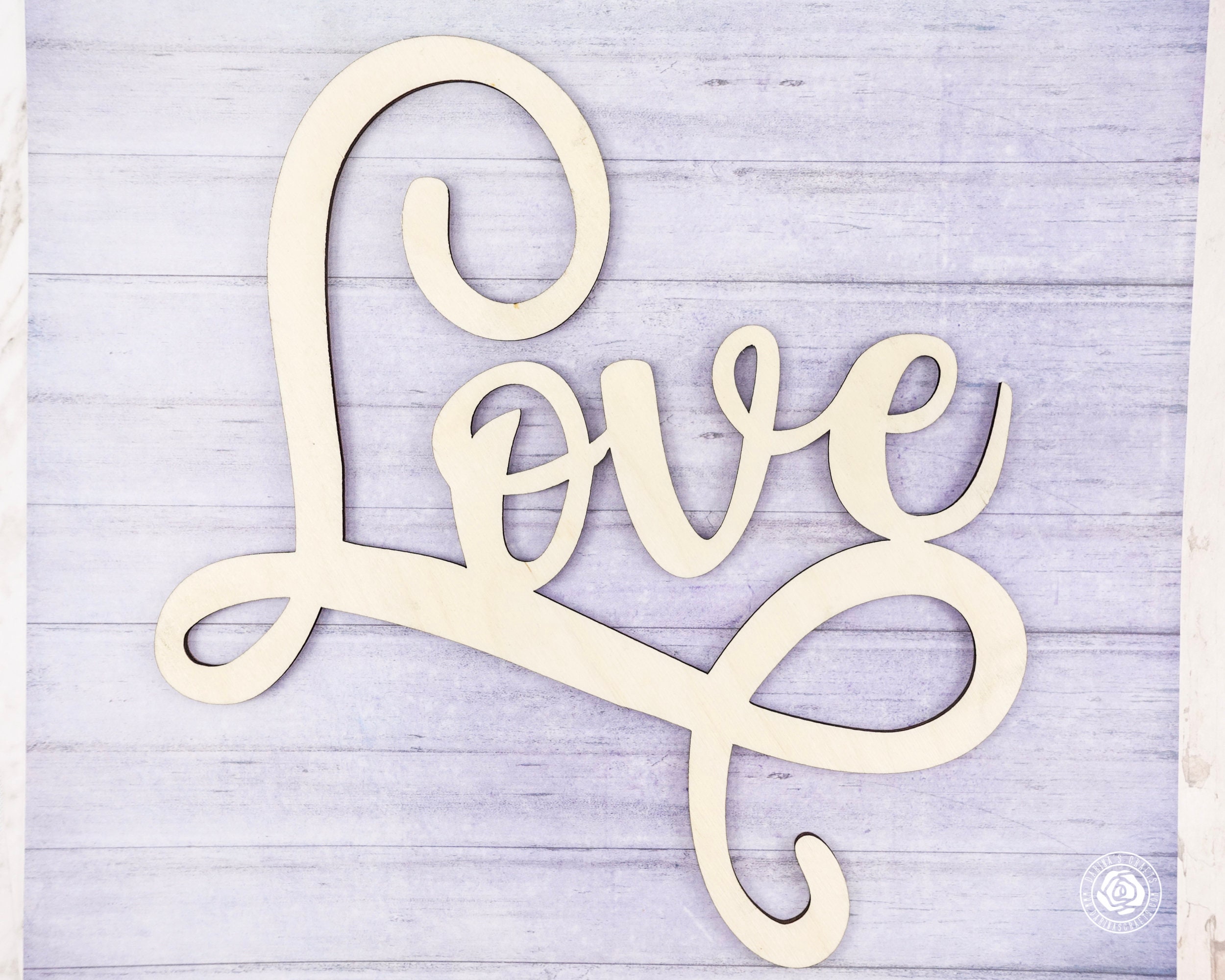 Wood Love Sign, Love Wood Word Cutout, Love Wedding Decor - Etsy