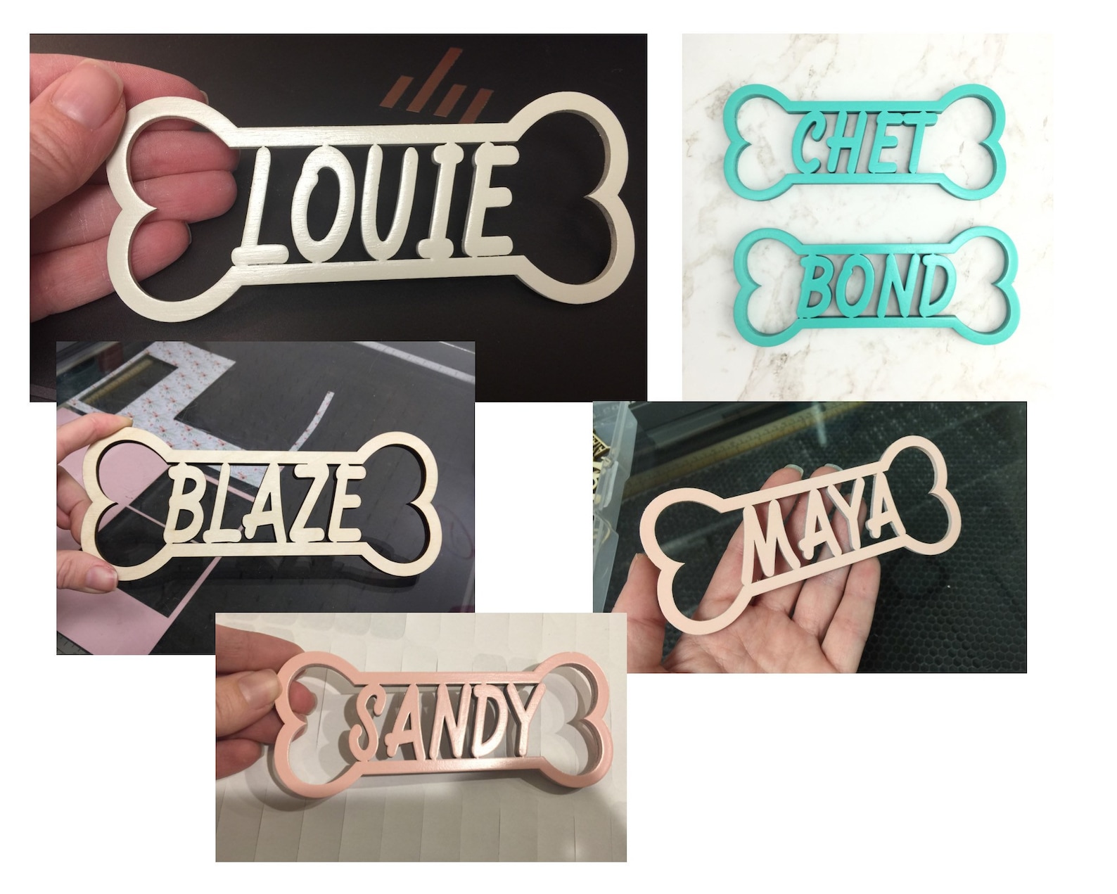 Personalized Dog Name Sign Wood Dog Name Plate Dog Name | Etsy