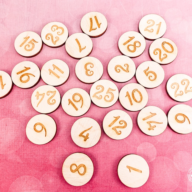 Advent Numbers - Etsy