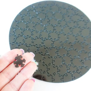 Round Acrylic Jigsaw Puzzles, Impossible Clear Puzzle for Adults ...