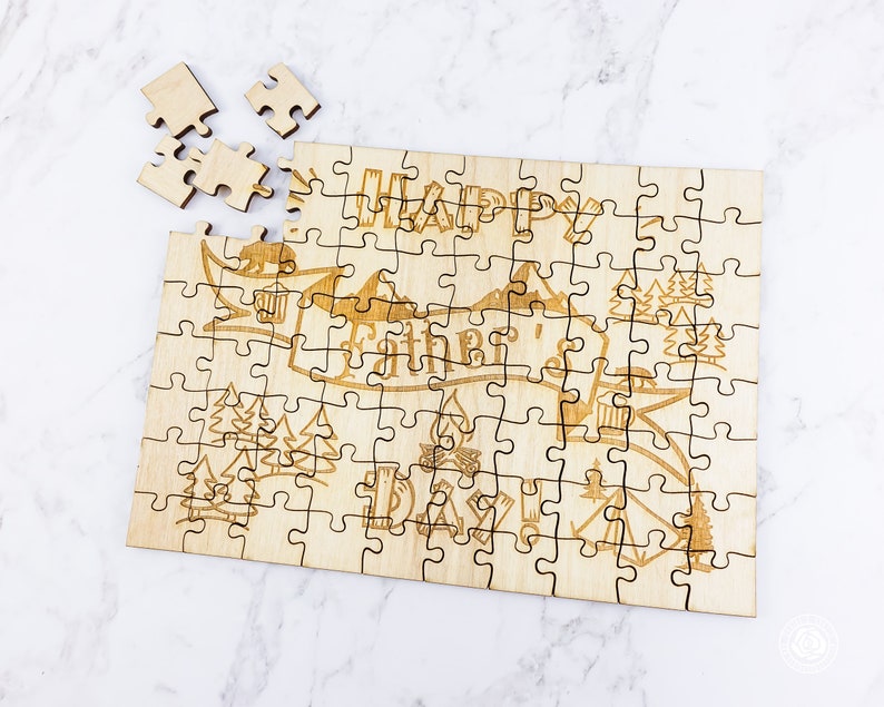 Personalized Wood Jigsaw Puzzles, Custom Wooden Puzzle for Adults ...